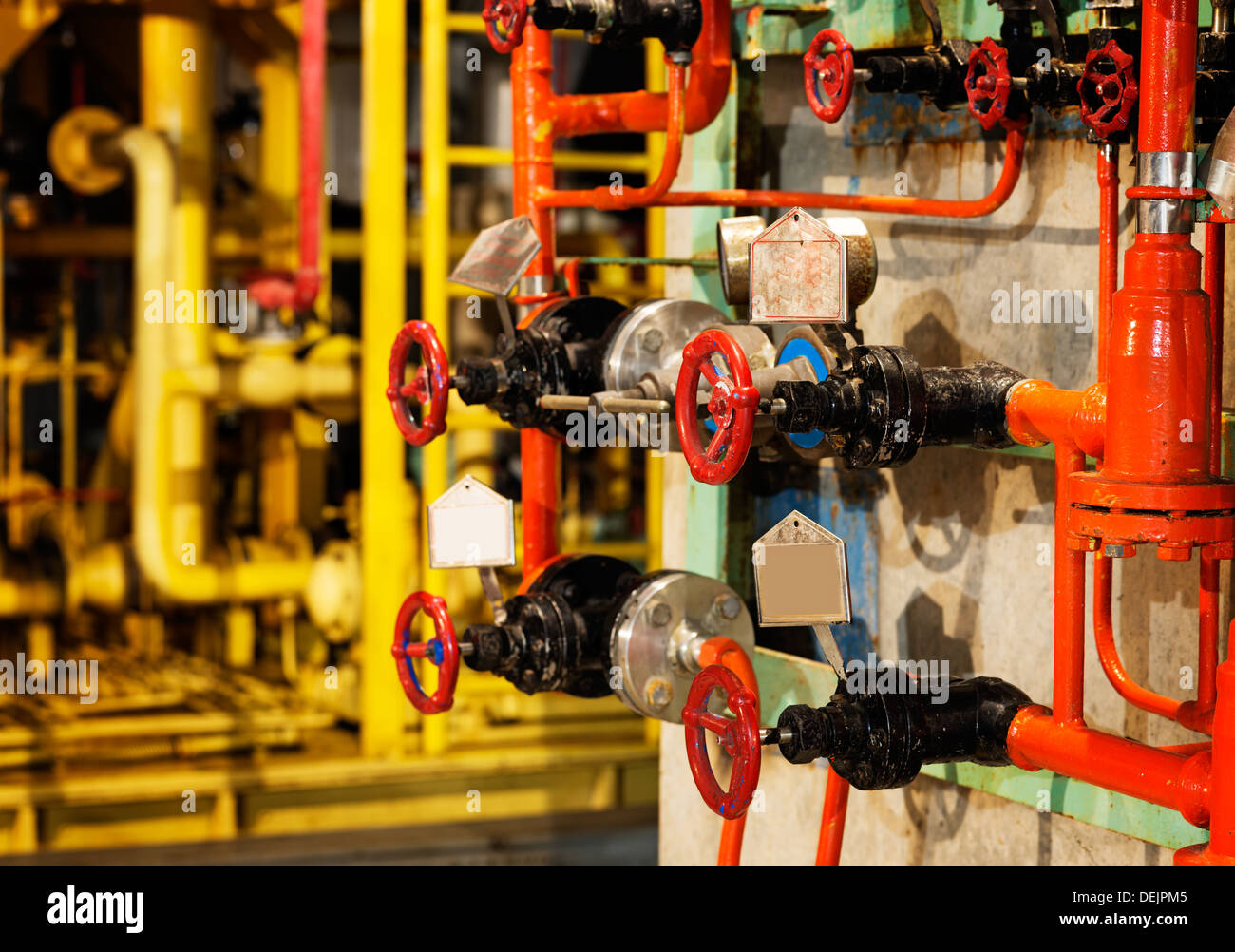 Large industrial boiler room Stock Photo - Alamy