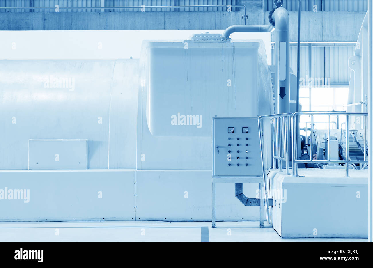 Large industrial boiler room Stock Photo - Alamy