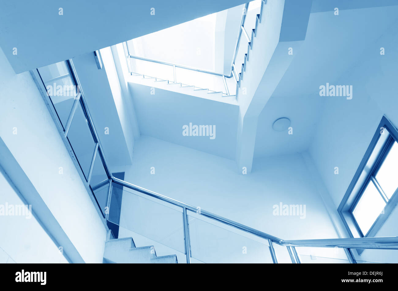 Rectangular rotating ladder, step by step, there is sense of ...