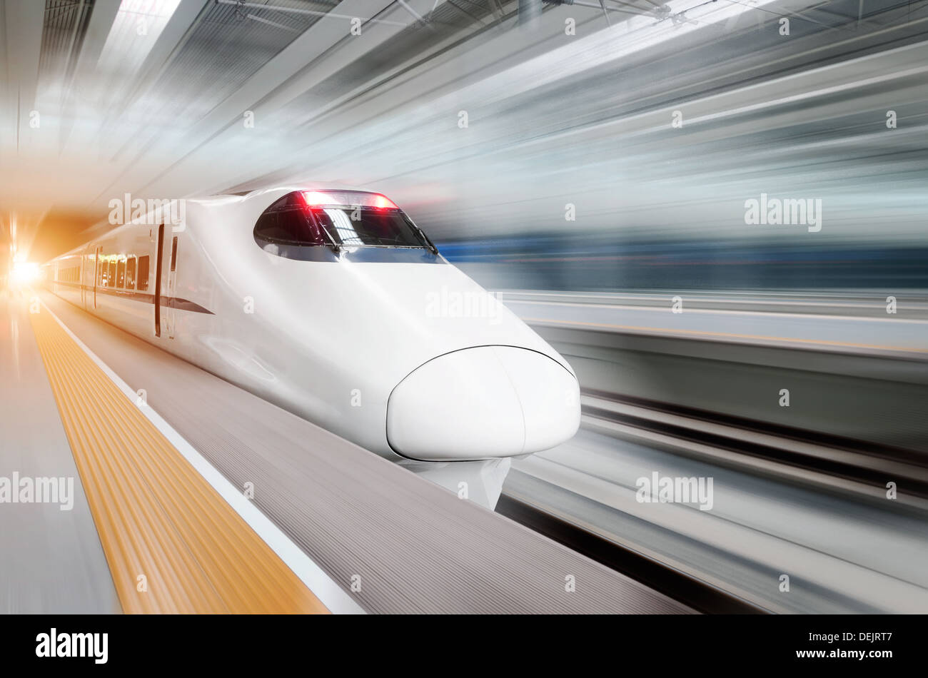 very high-speed train Stock Photo - Alamy