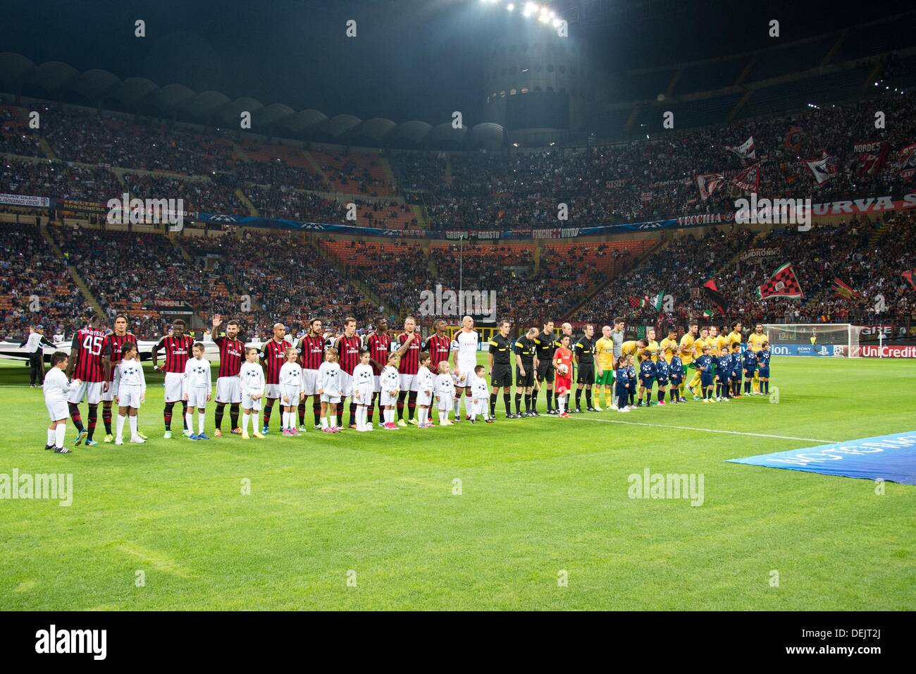 Two team group line-up, SEPTEMBER 18, 2013 - Football / Soccer : UEFA ...