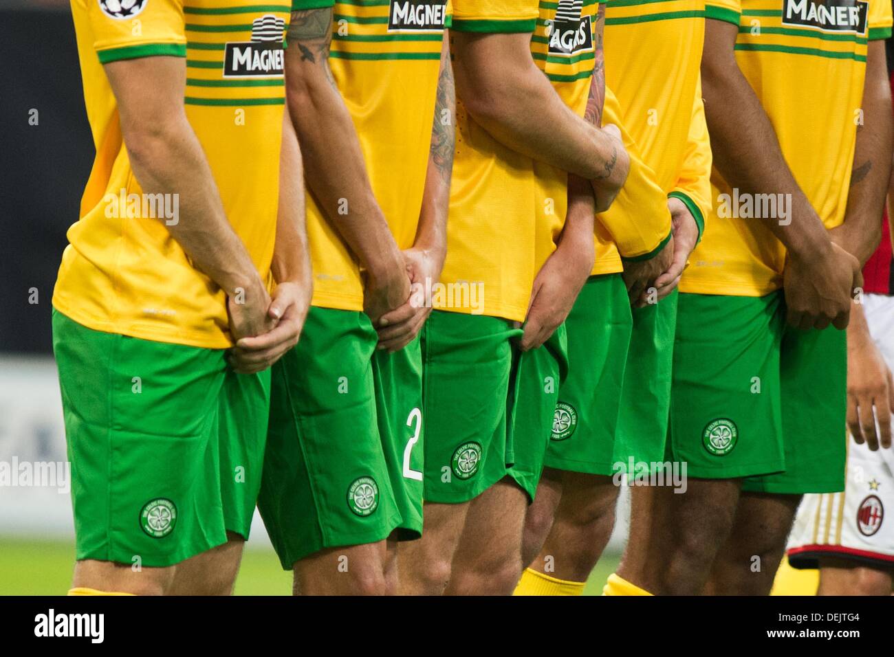 Celtic team group the uefa champions league hi-res stock photography ...