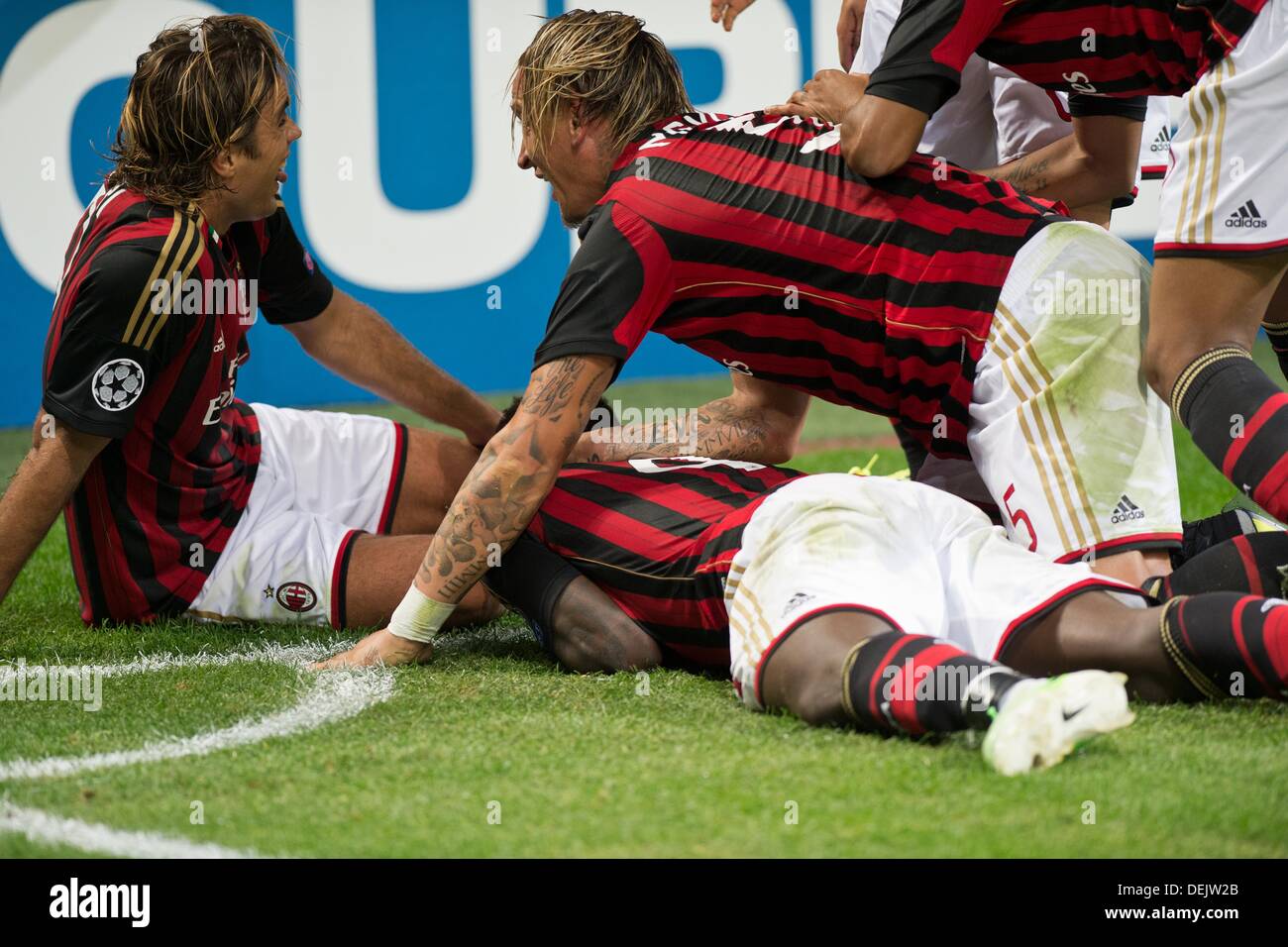 Milan, Italy. 18th Sep, 2013. Milan team group Football / Soccer ...