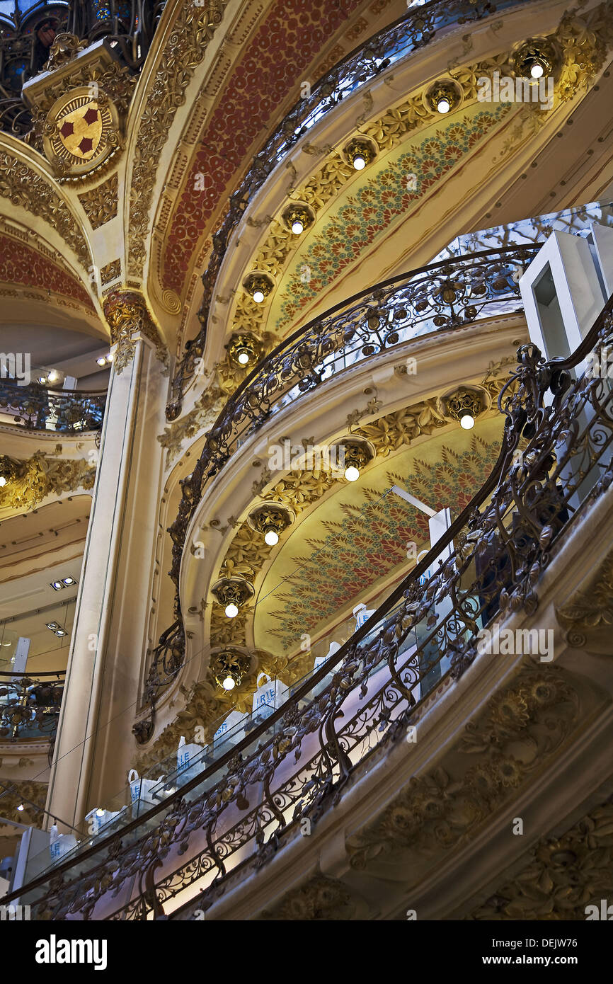 Detail of balcony in atrium hi-res stock photography and images - Alamy