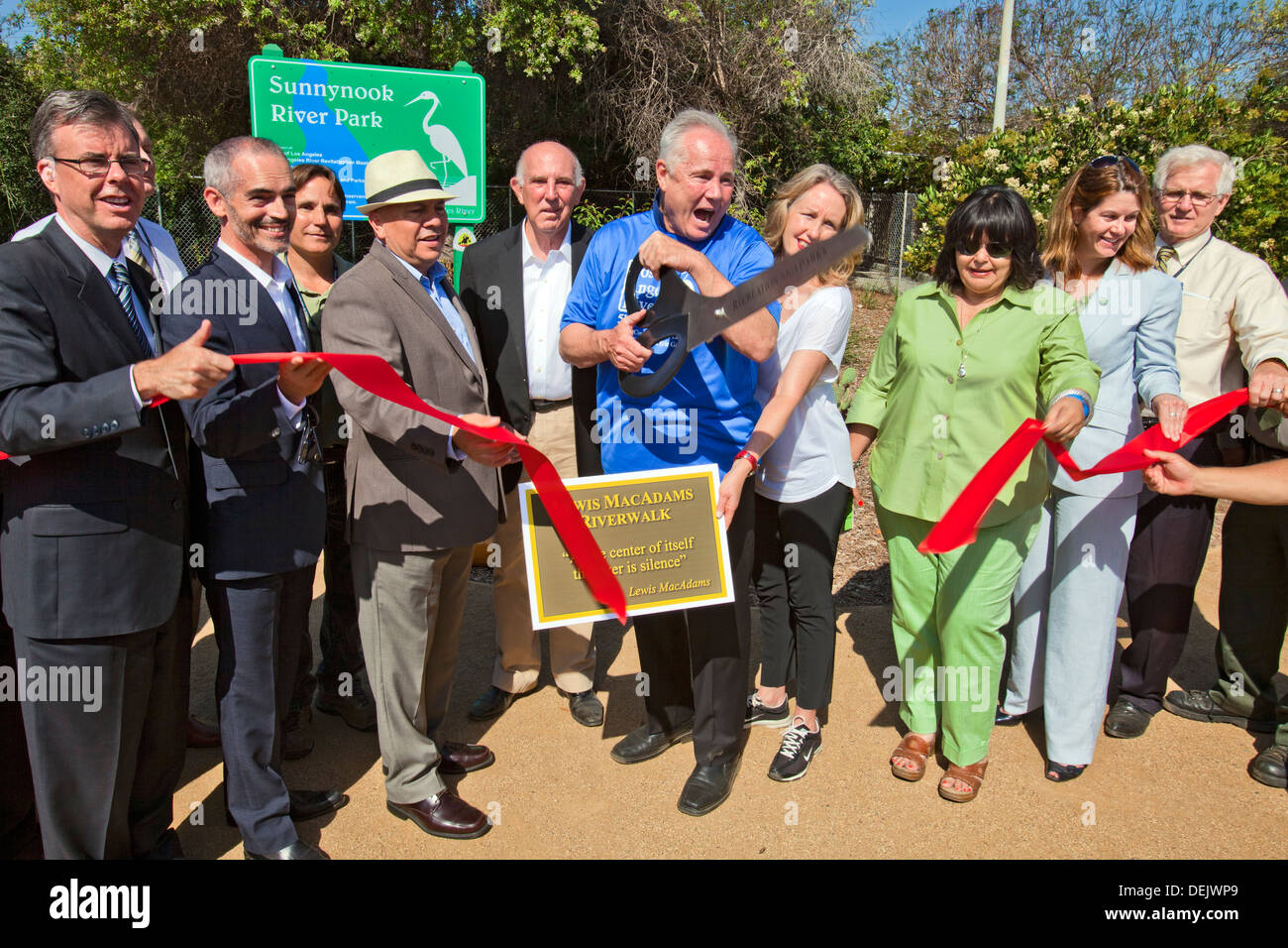 opening ceremony of Sunnynook River Park and plaque dedication for ...