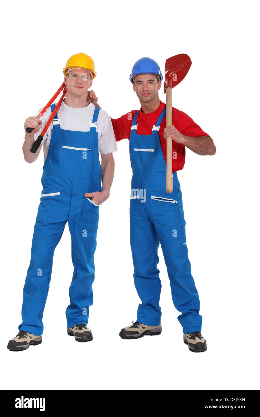 Employees workers staff Cut Out Stock Images & Pictures - Alamy