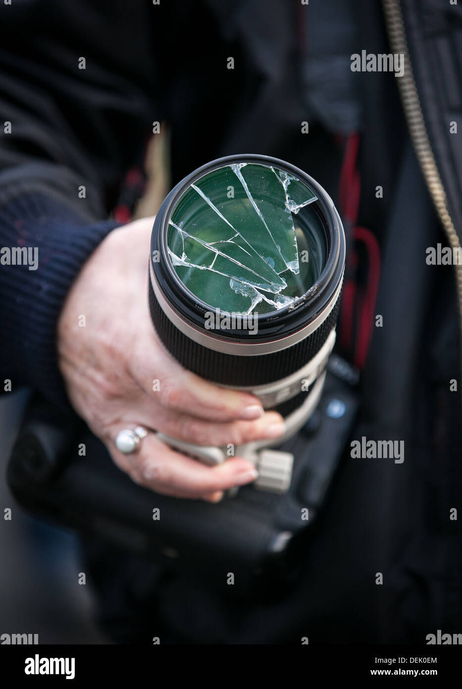 Broken camera lens hi-res stock photography and images - Alamy