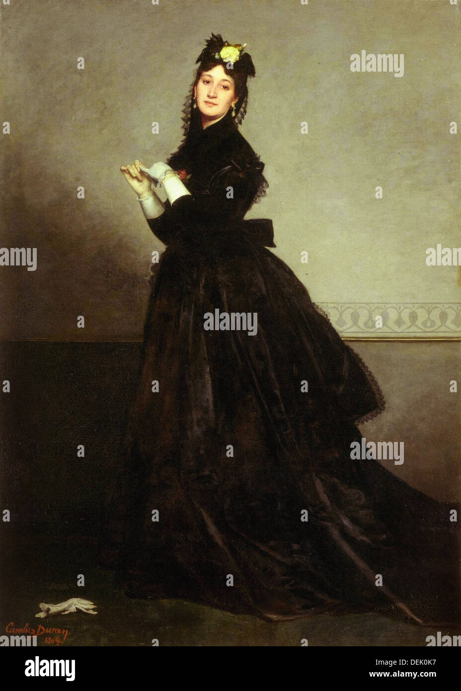 Emile Auguste Carolus Duran - Portrait of the lady with the glove ...