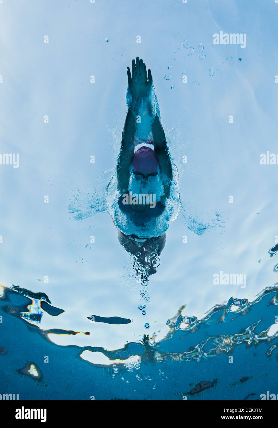 Underwater swimmer hi-res stock photography and images - Alamy