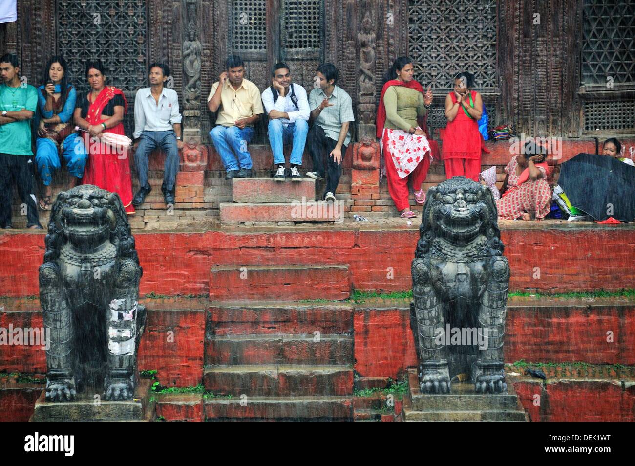 Nepal kathmandu shiva parvati temple durbar hi-res stock photography ...