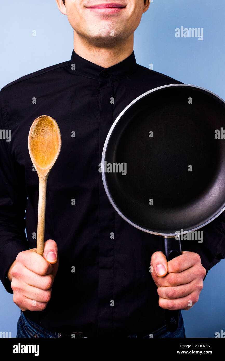 Spoon and pan hi-res stock photography and images - Alamy