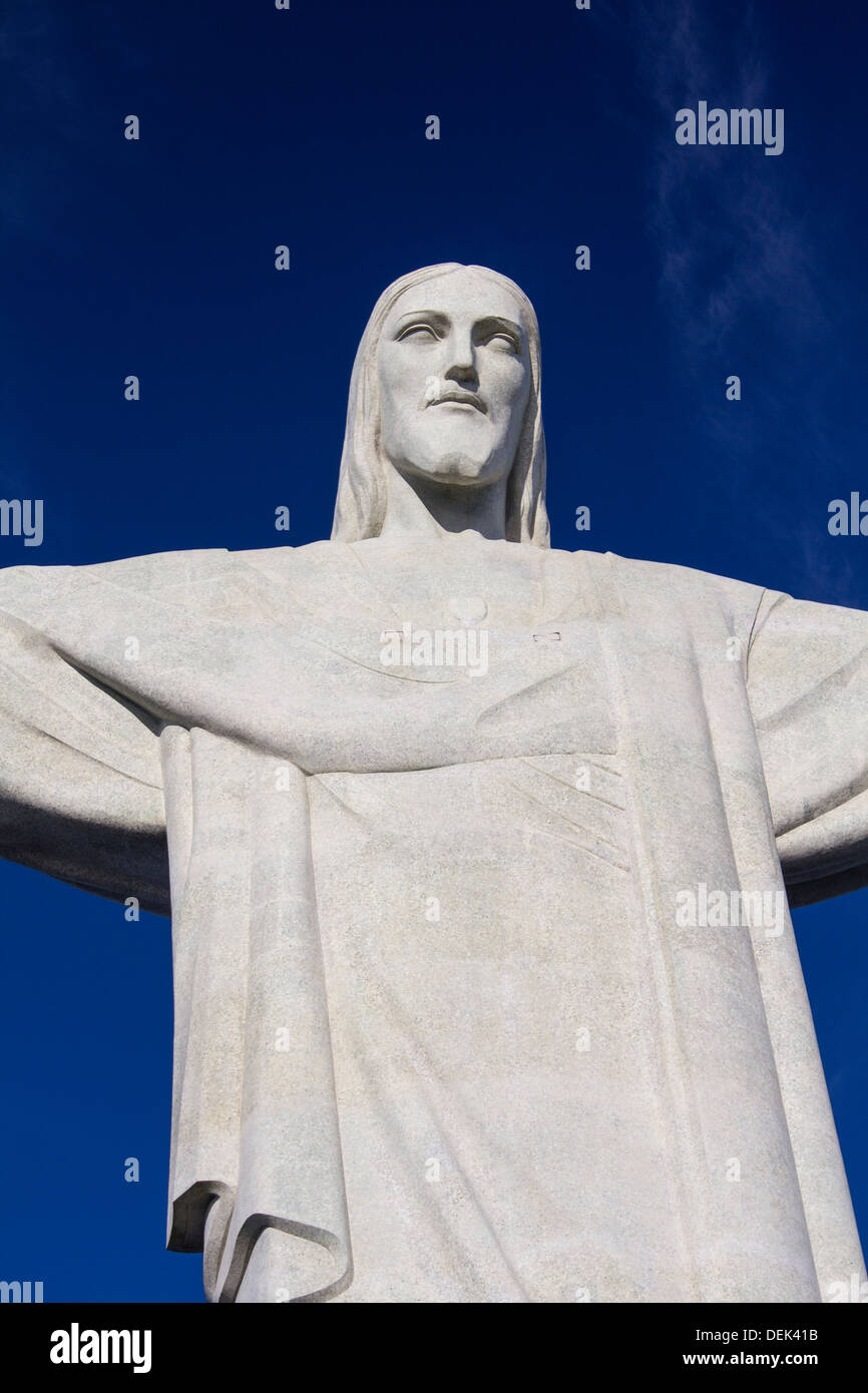 Christ the redeemer rio close up hi-res stock photography and images ...