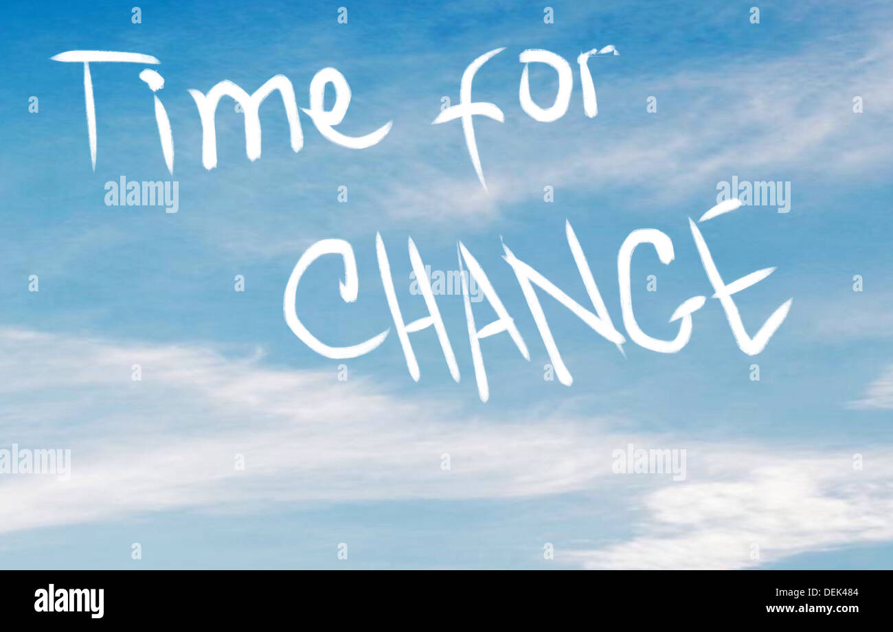 Time for Change concept Stock Photo - Alamy