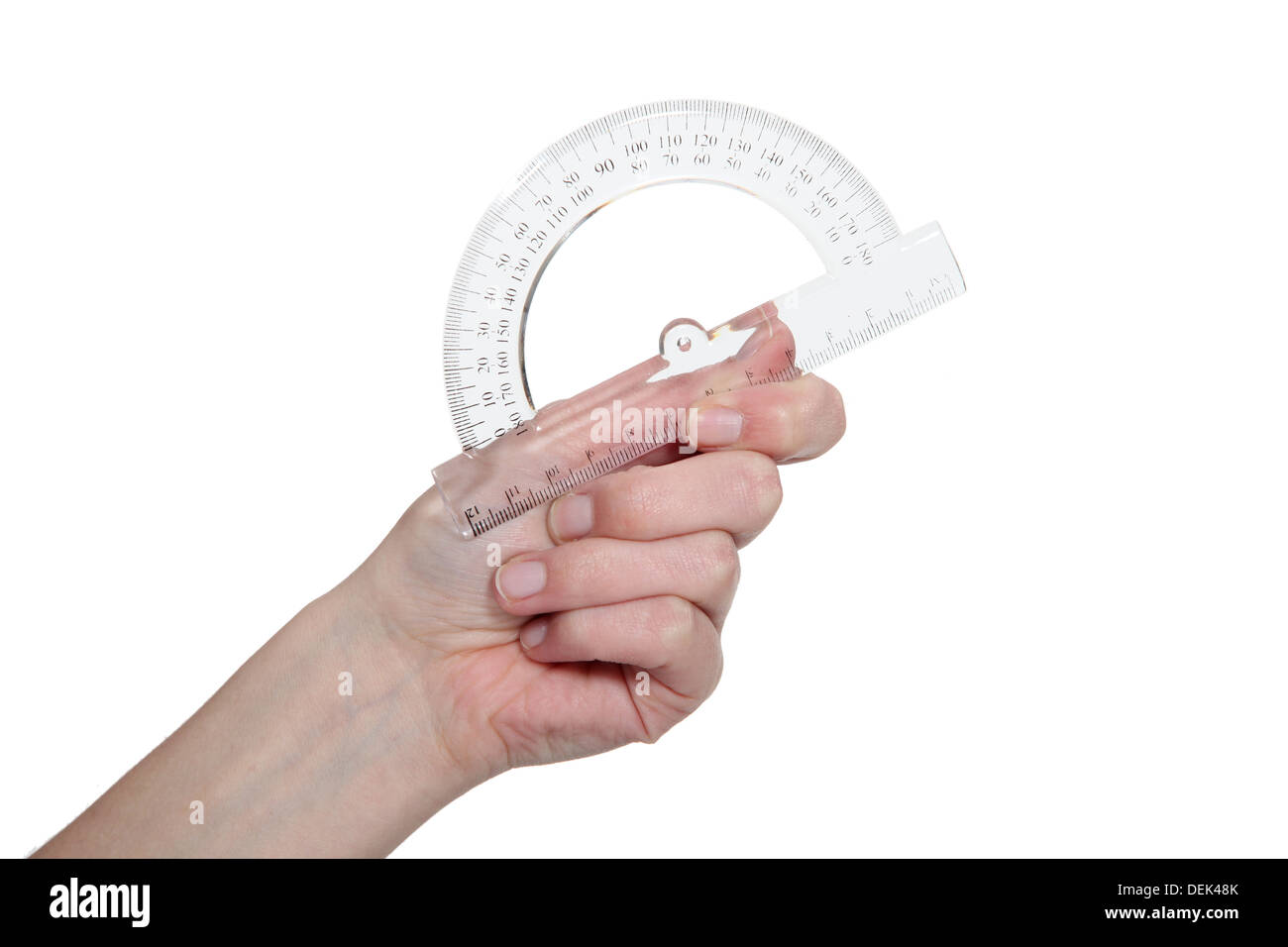 Found my protractor Stock Photo - Alamy