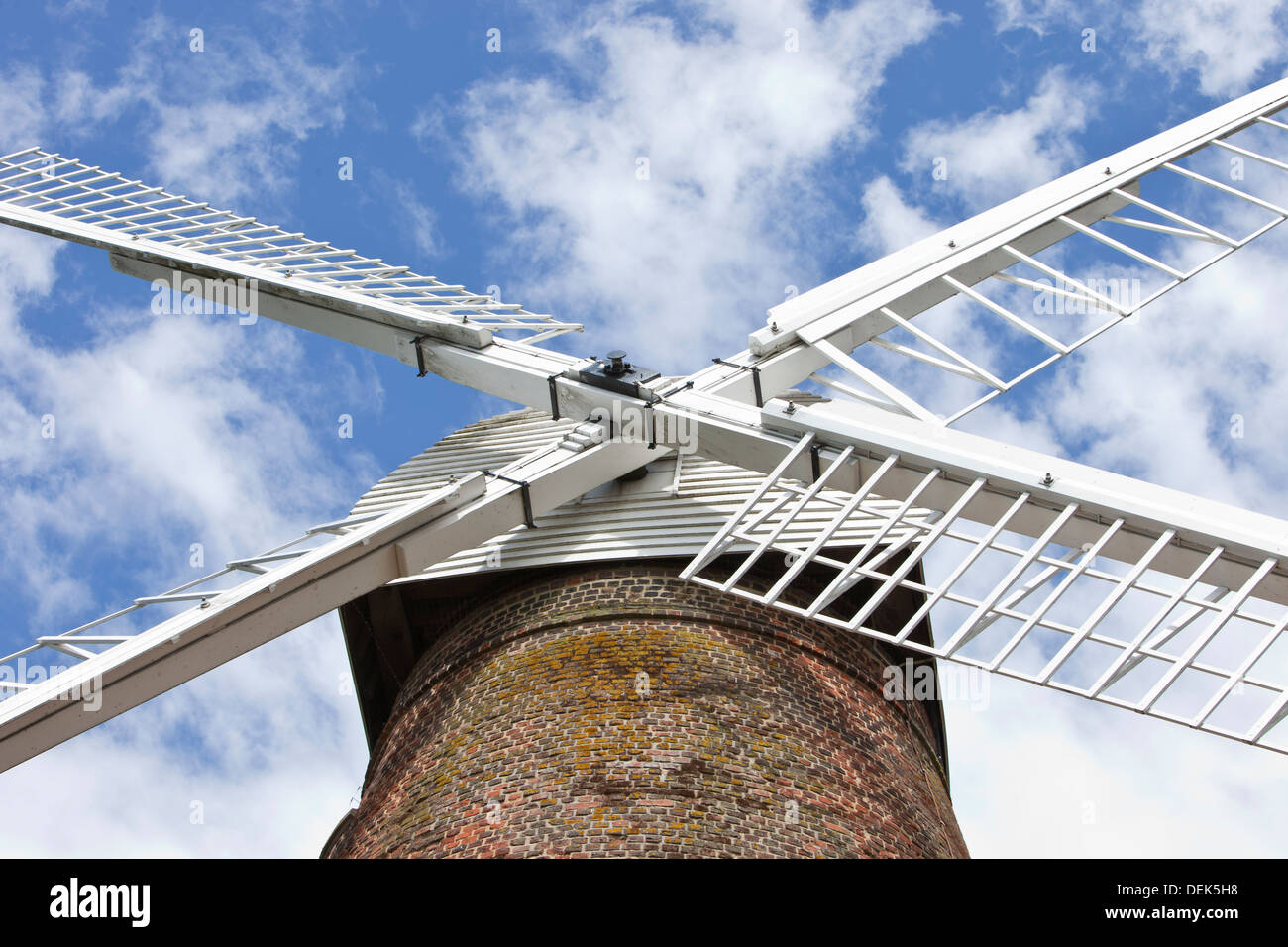 Close-Up British Windmill Stock Photo - Alamy