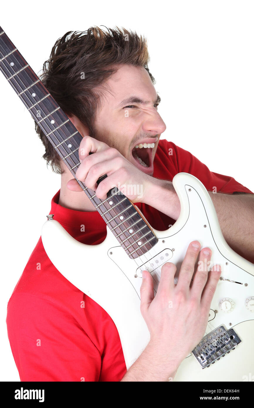 String acoustic guitar one move hi-res stock photography and images - Alamy