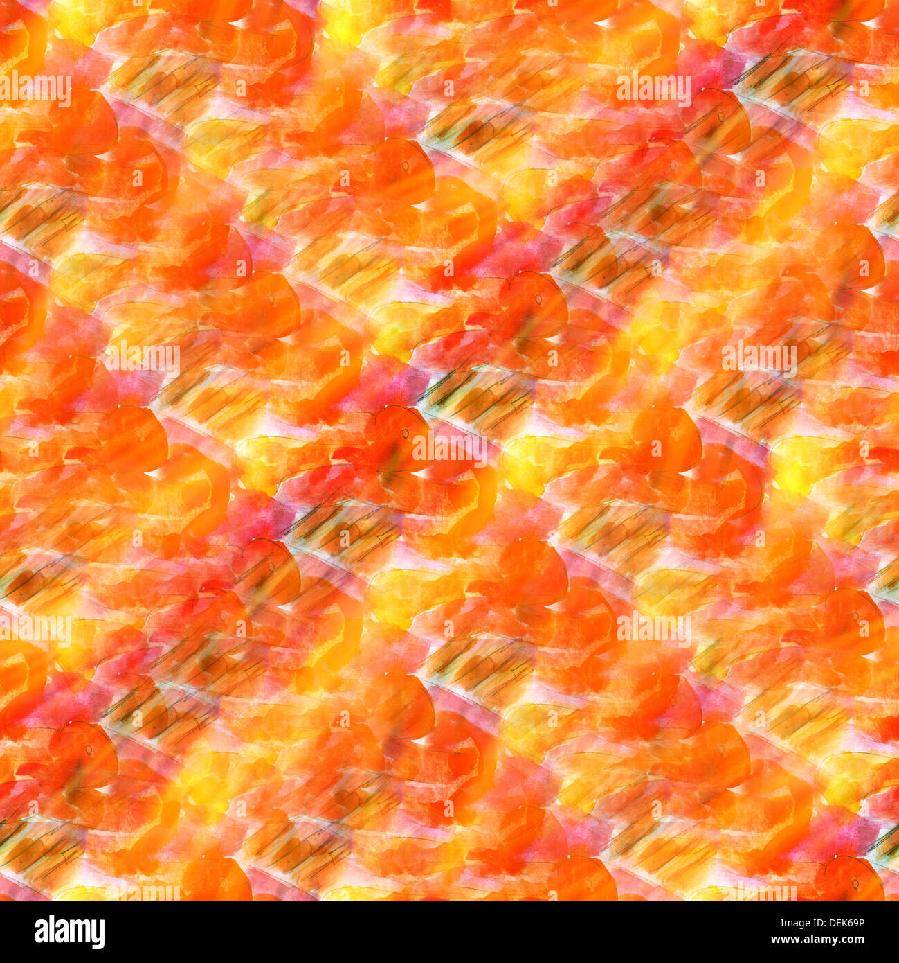 sunlight paint seamless background watercolor orange color abstract art ...