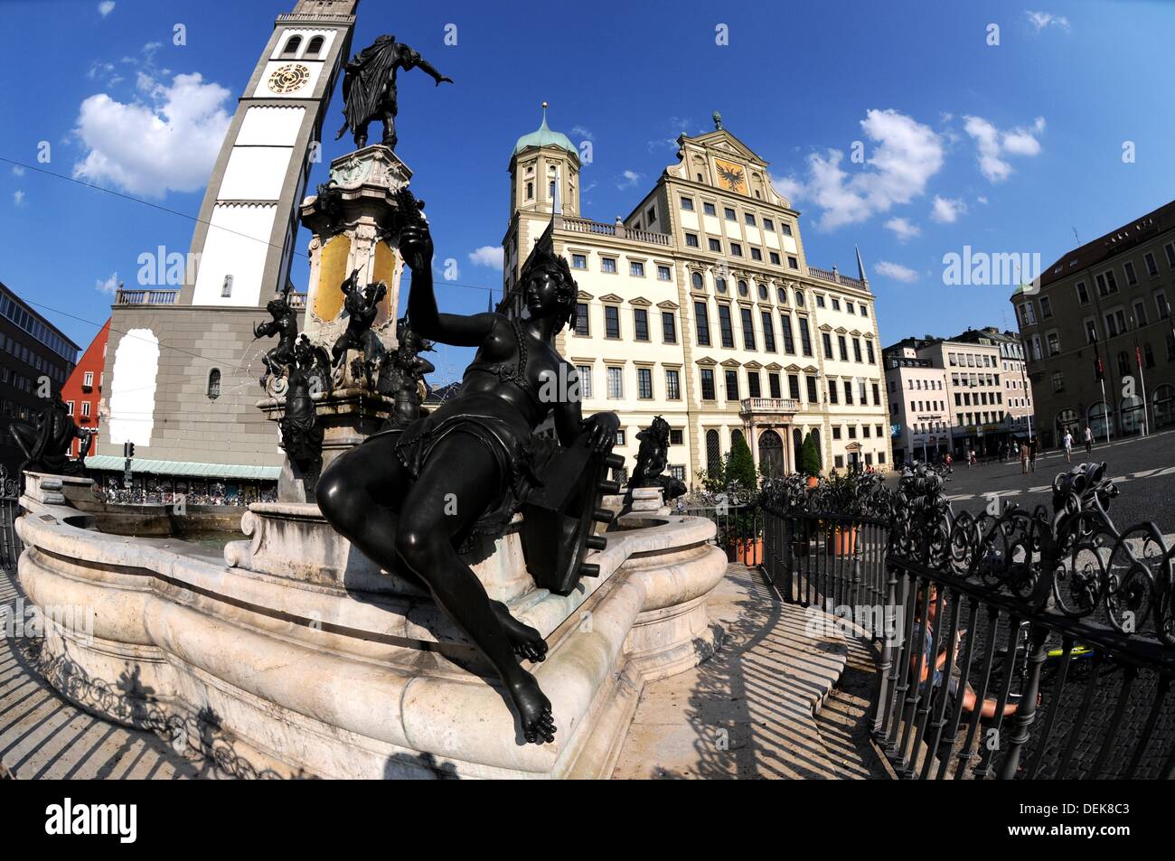 Augustus fountain augustus hi-res stock photography and images - Alamy