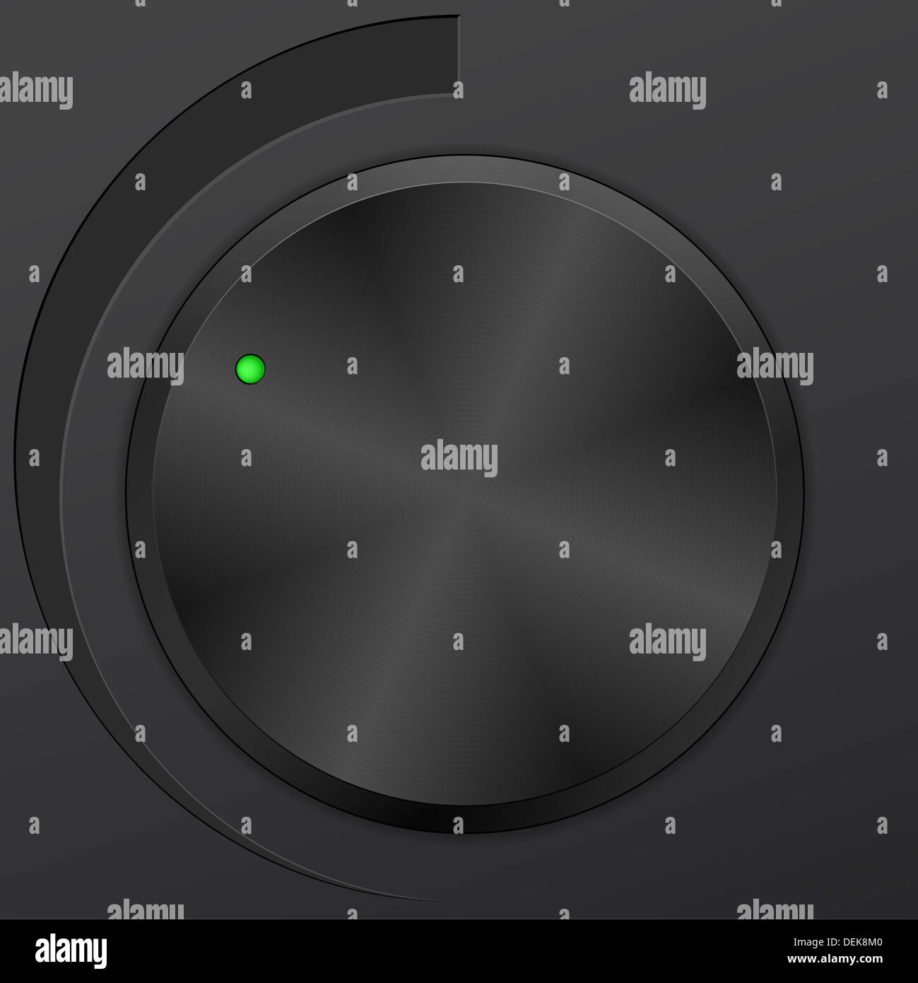 Control volume knob. Vector illustration Stock Photo - Alamy