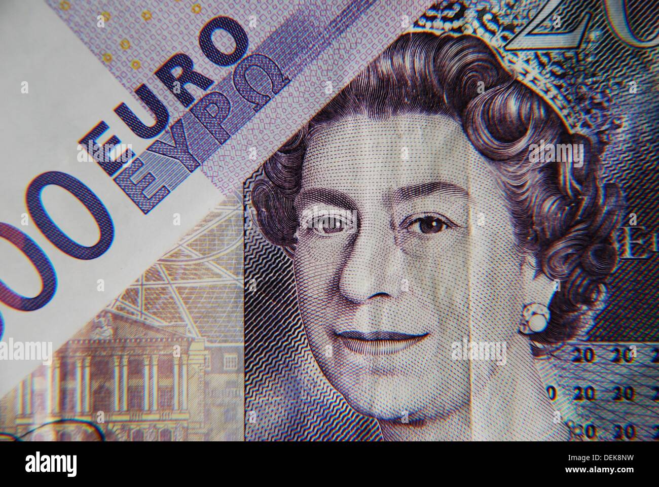 Queen Elizabeth the Second on the 20 pound note Stock Photo - Alamy