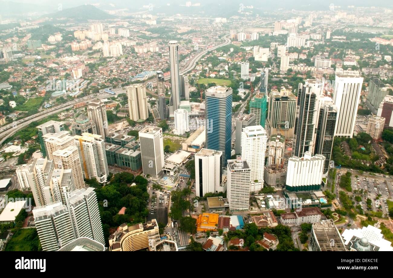 Petronas tower view from top hi-res stock photography and images - Alamy