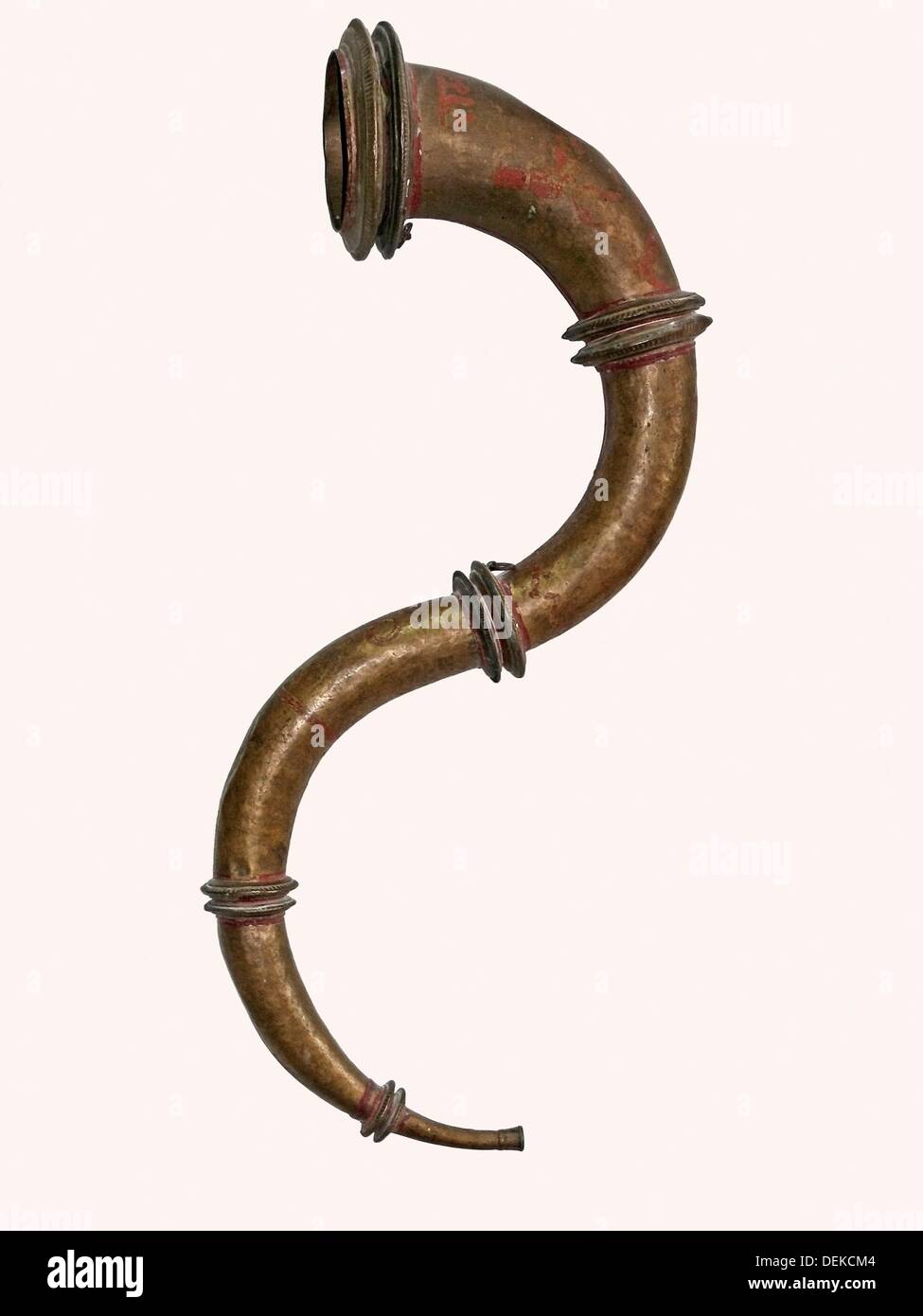 Tutari trumpet musical instrument india hi-res stock photography and ...