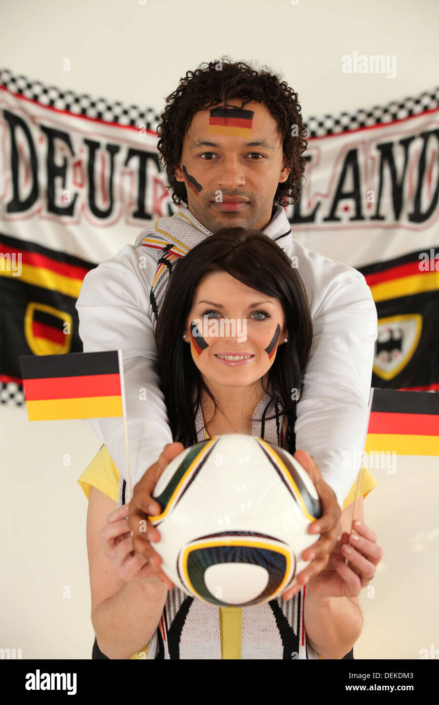 German football fans Stock Photo - Alamy