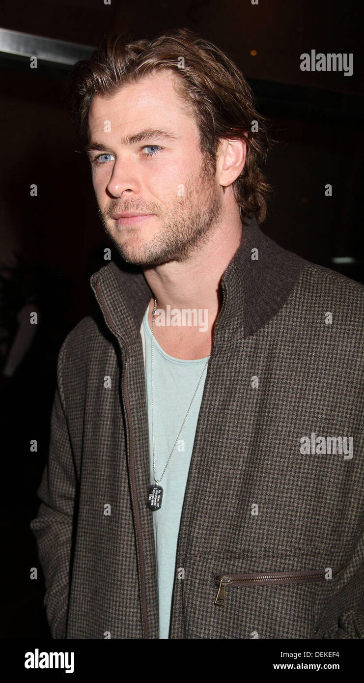 New York, New York, USA. 19th Sep, 2013. Actor CHRIS HEMSWORTH sighting ...