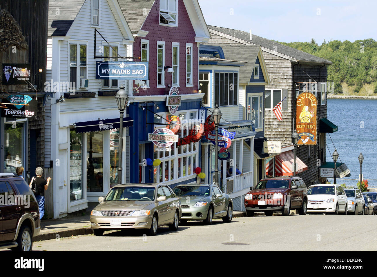 downtown bar harbor maine usa Stock Photo - Alamy downtown bar harbor maine usa Stock Photo - Alamy