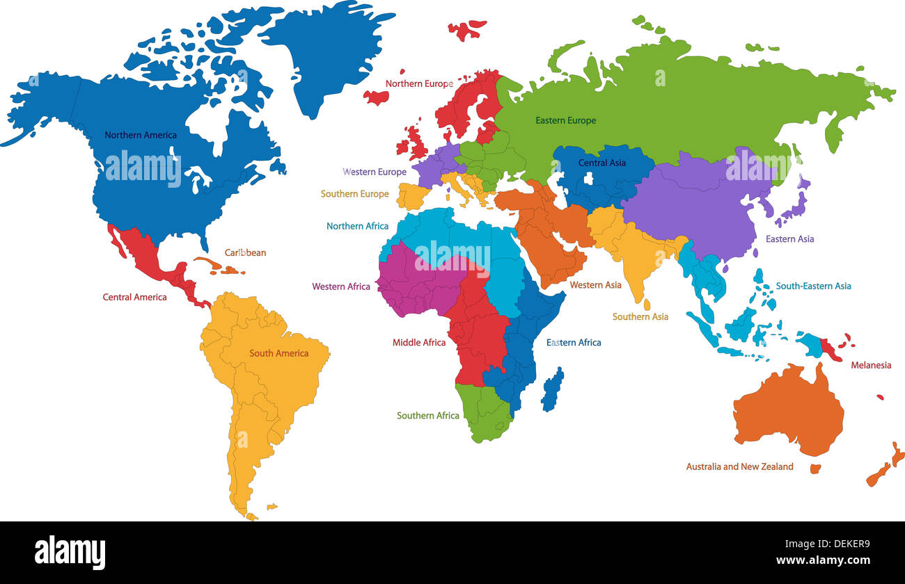 United nations map hi-res stock photography and images - Alamy