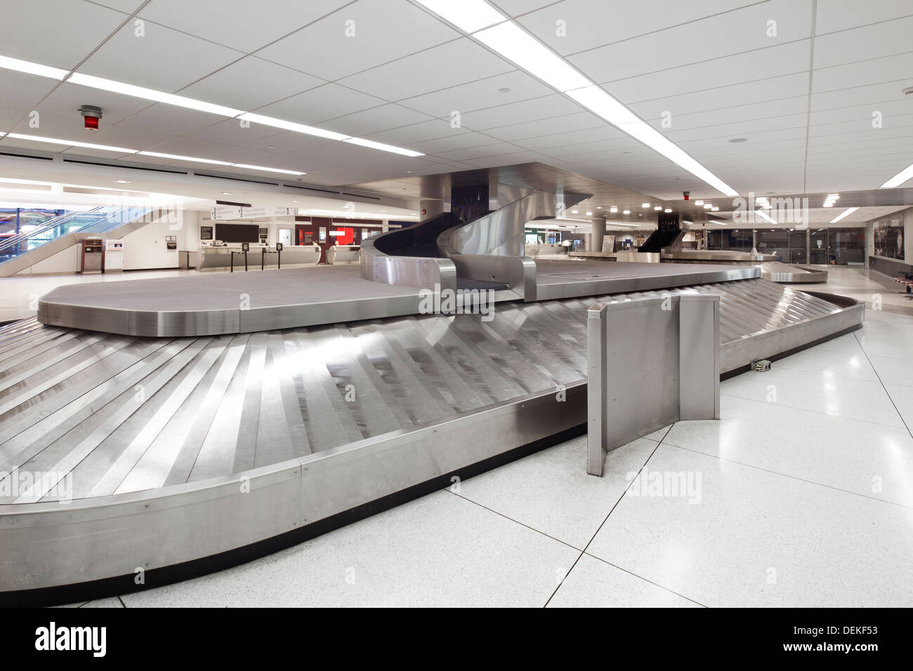 Empty baggage claim area in airport Stock Photo - Alamy
