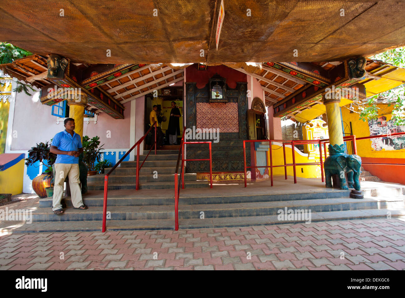 Entrance of a museum, Big Foot Museum, Loutolim, Salcetta, South Goa ...