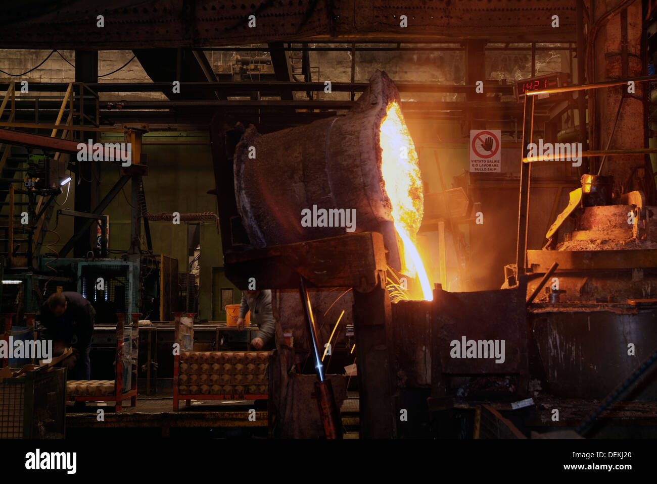 industrial plants - foundry and welding Stock Photo - Alamy