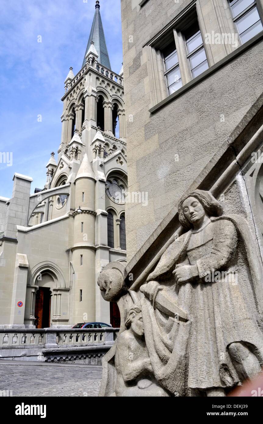 Bern with belltower hi-res stock photography and images - Alamy