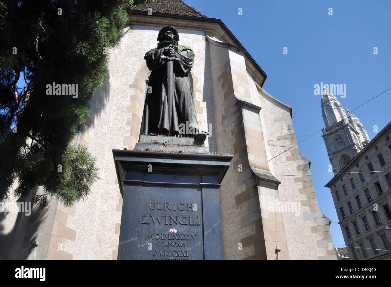 Statue Ulrich Zwingli Stock Photos & Statue Ulrich Zwingli Stock Images ...