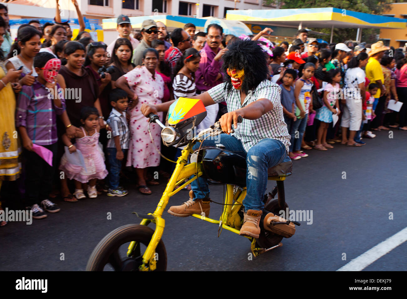 Indian man riding bike hi-res stock photography and images - Alamy
