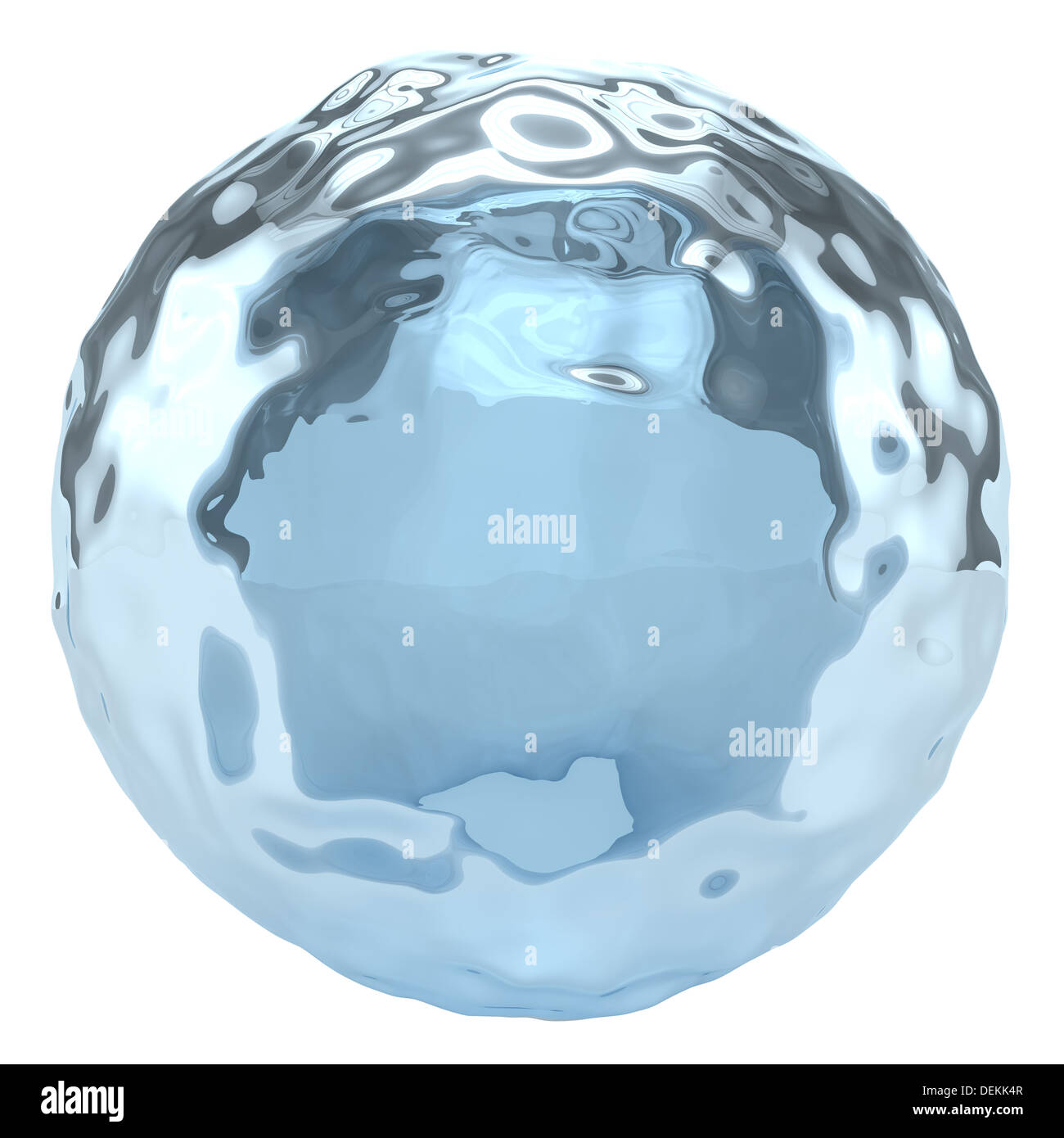 Water Globe - Isolated Stock Photo - Alamy