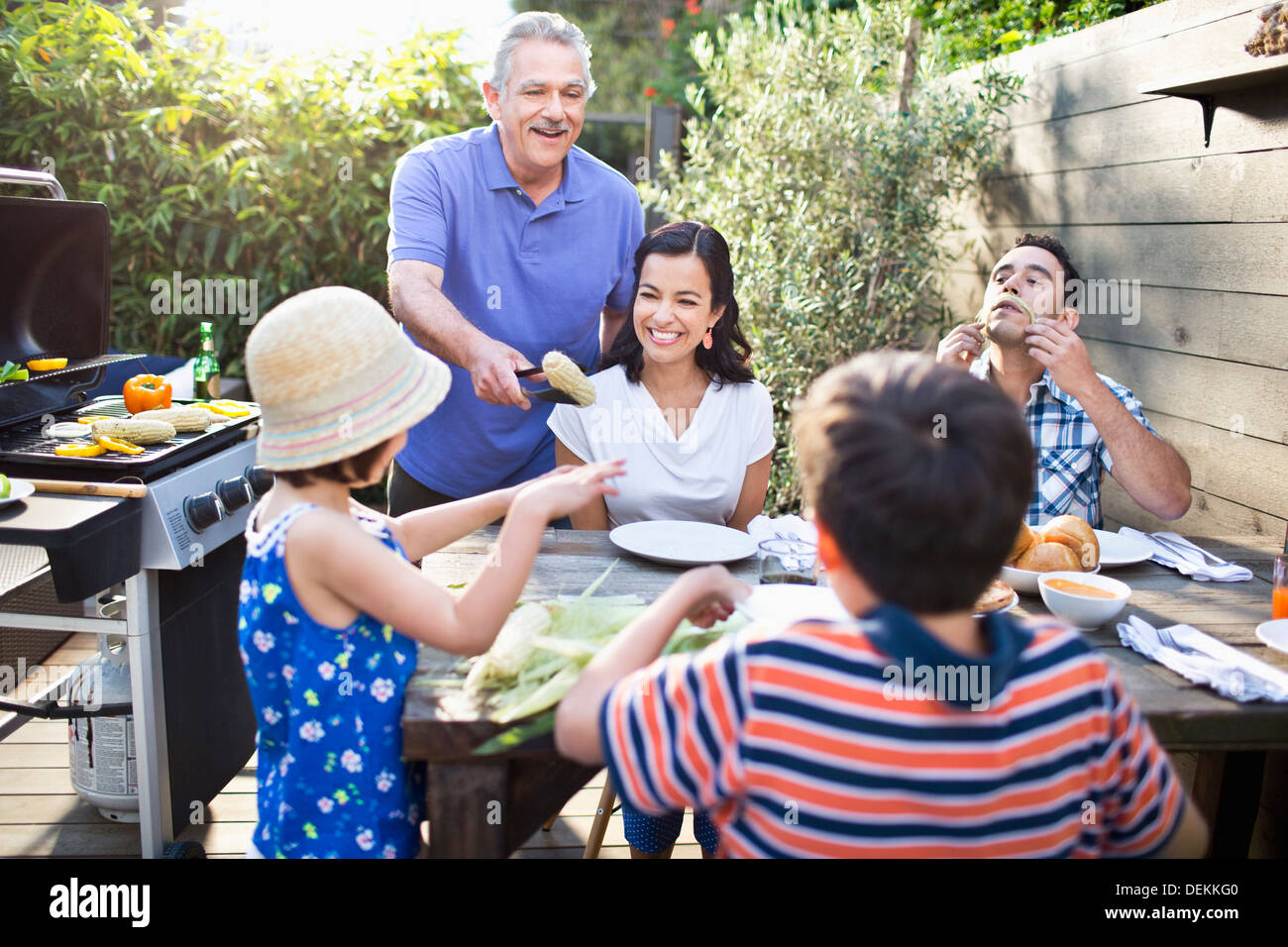 Three generation family at table hi-res stock photography and images ...