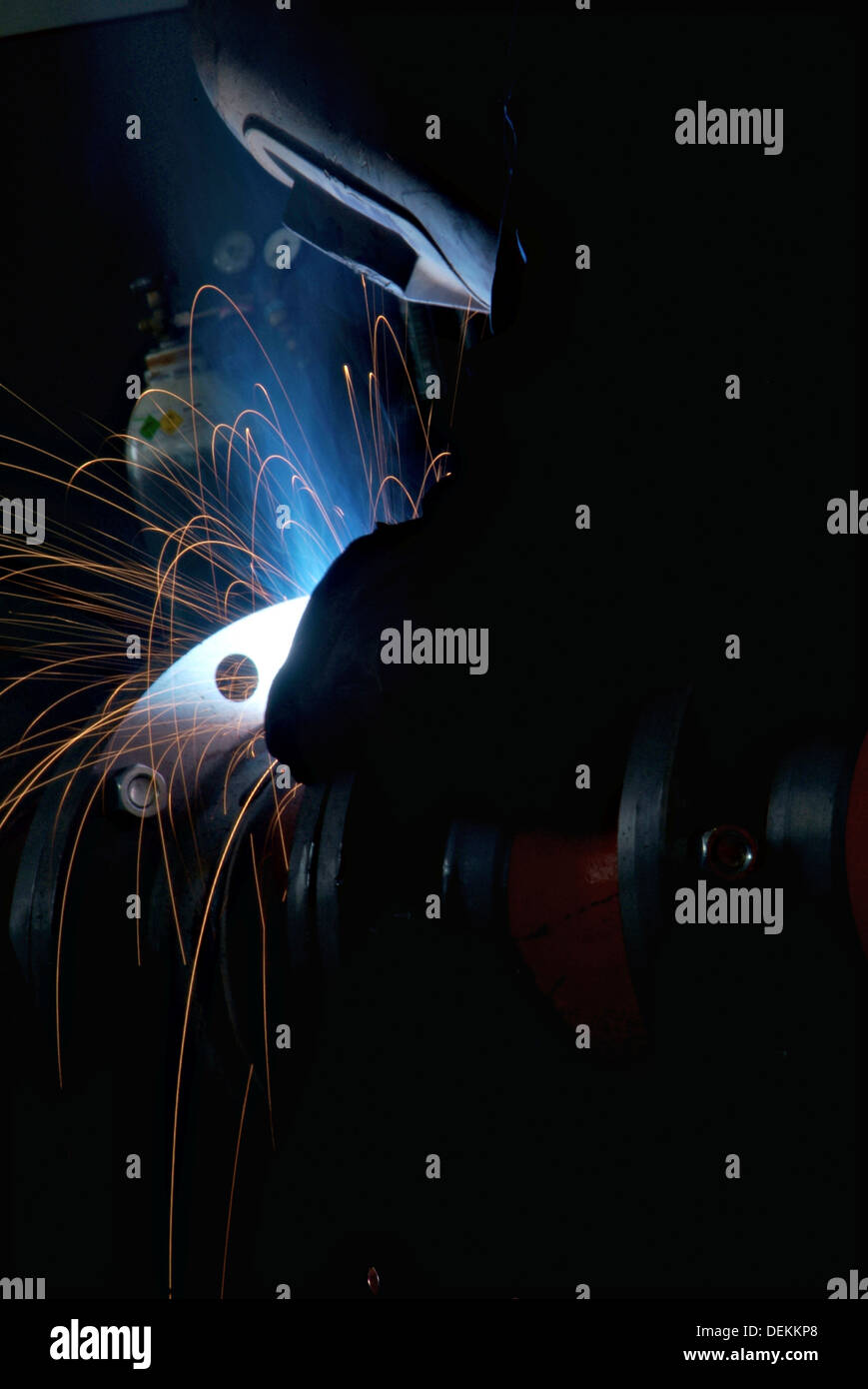 industrial plants - foundry and welding Stock Photo - Alamy