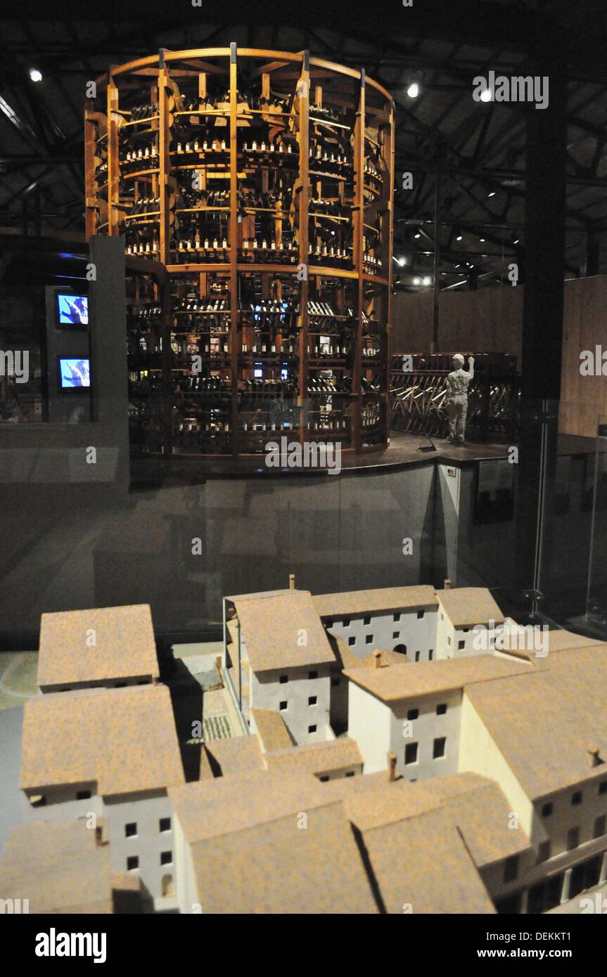 Old machine for spinning silk hi-res stock photography and images - Alamy