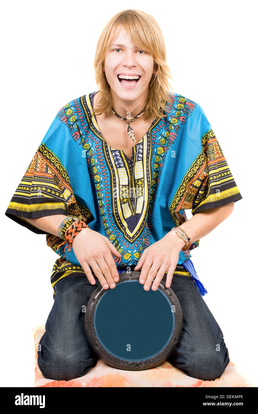 Young man smiling plays hi-res stock photography and images - Alamy