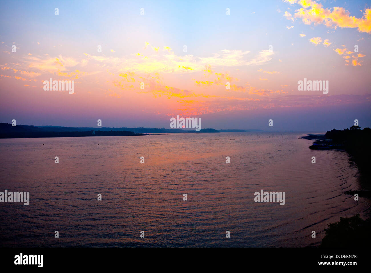 India goa panaji mandovi river hi-res stock photography and images - Alamy
