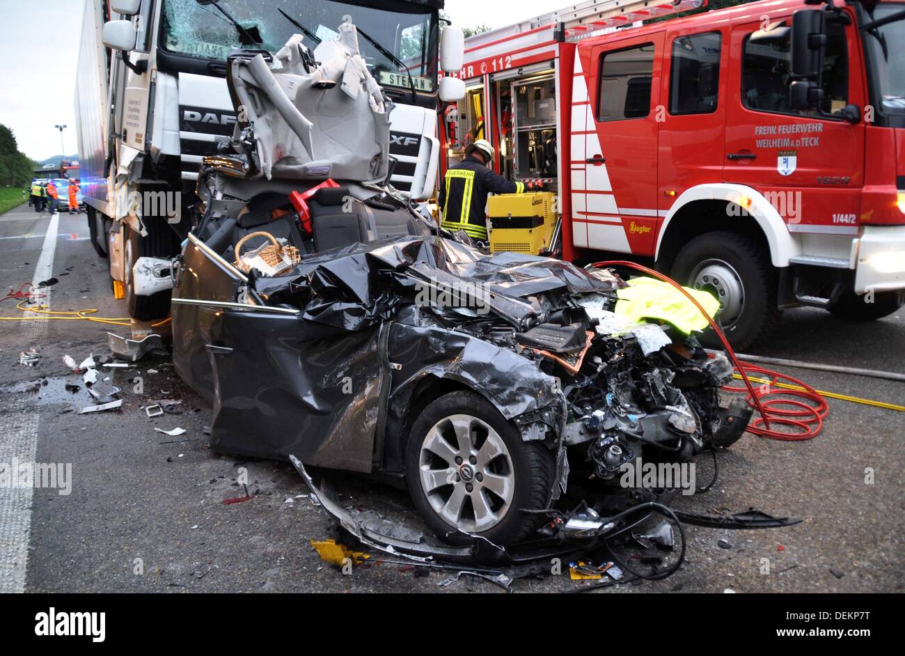 Deadly truck crash in germany hi-res stock photography and images - Alamy