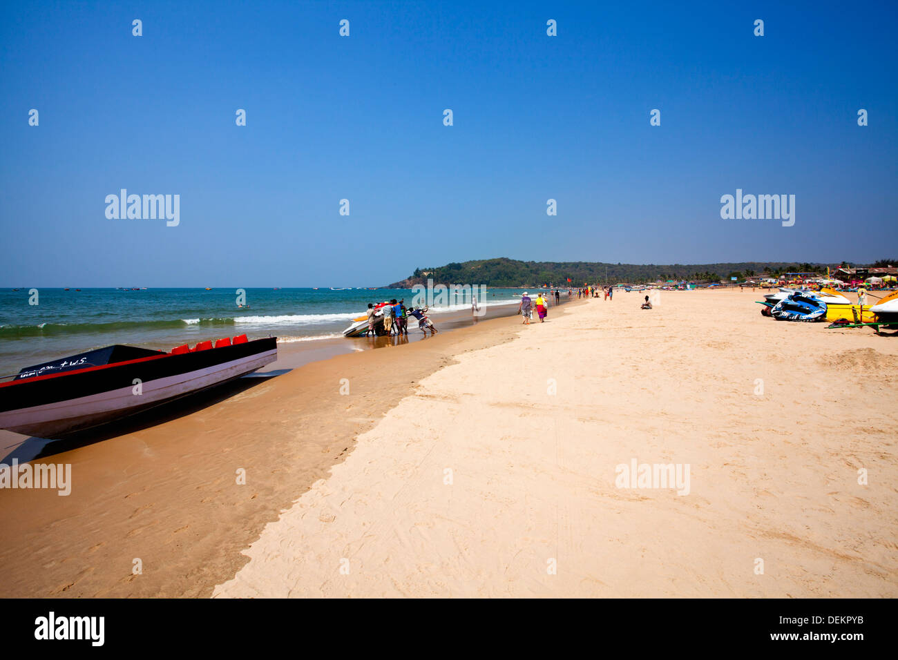 Baga beach and goa hi-res stock photography and images - Alamy