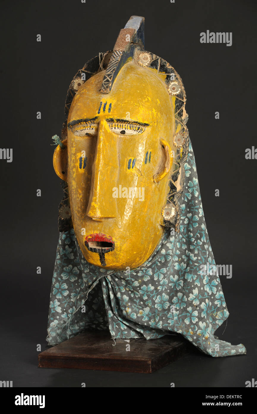 Bamana ceremony mask of Mali Stock Photo - Alamy