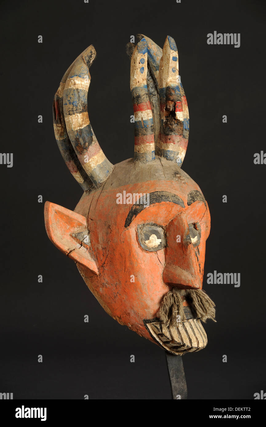 Bamana ceremony mask of Mali Stock Photo - Alamy