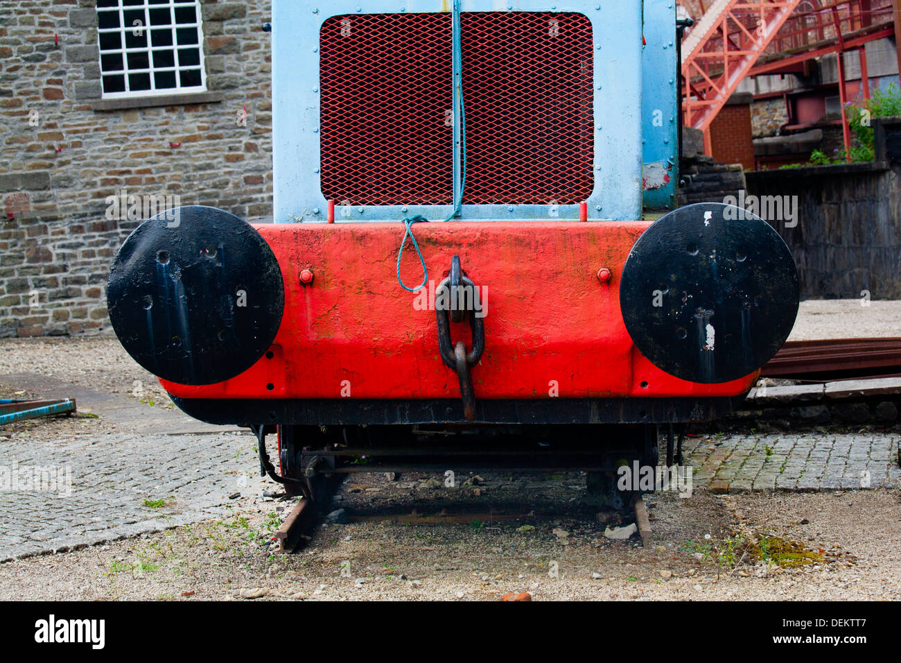 Railway Engine buffers Close /up Stock Photo - Alamy