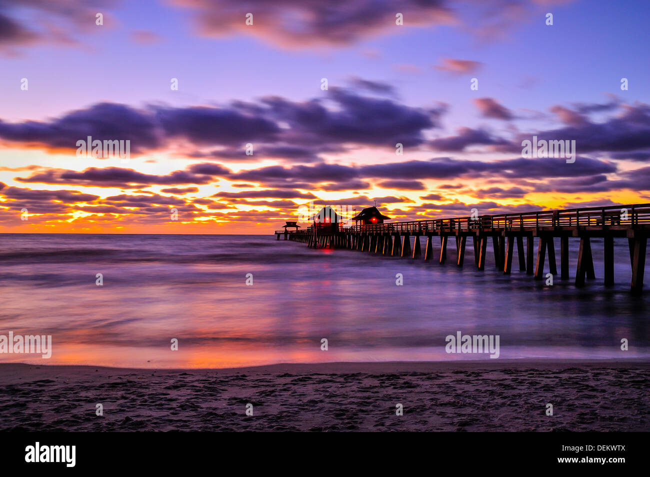 Naples pier, Florida, USA Stock Photo - Alamy