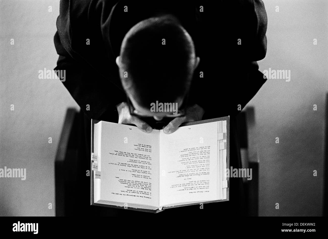 Monks at prayer at the Monastery of the Holy Trinity, Crawley Down ...