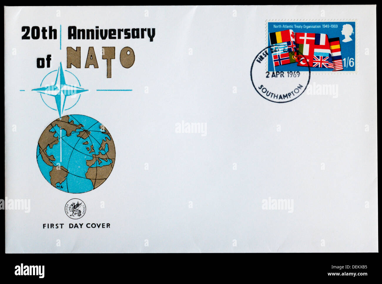 Commemorating nato stamp hi-res stock photography and images - Alamy